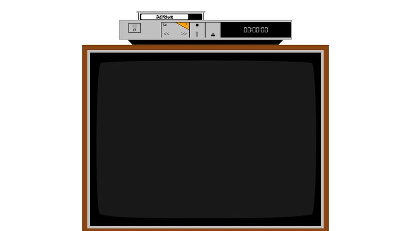 HTML-CSS-JS TV+VCR Prototype