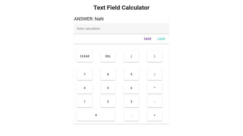 Text Field Calculator ( Vue + Vuetify )