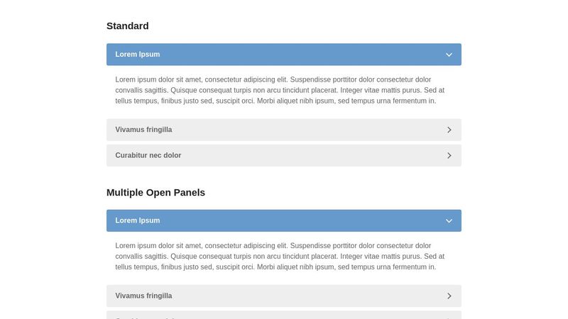 Accessible Accordion in Vanilla JavaScript