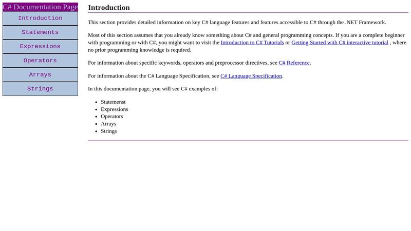 FCC Technical Documentation Page