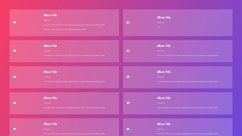CSS grid: Responsive cards