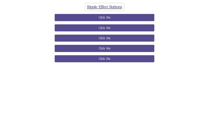 Ripple Effect Buttons