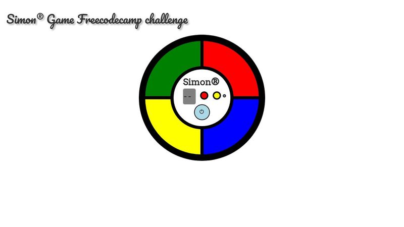 Simon ® game Freecodecamp challenge