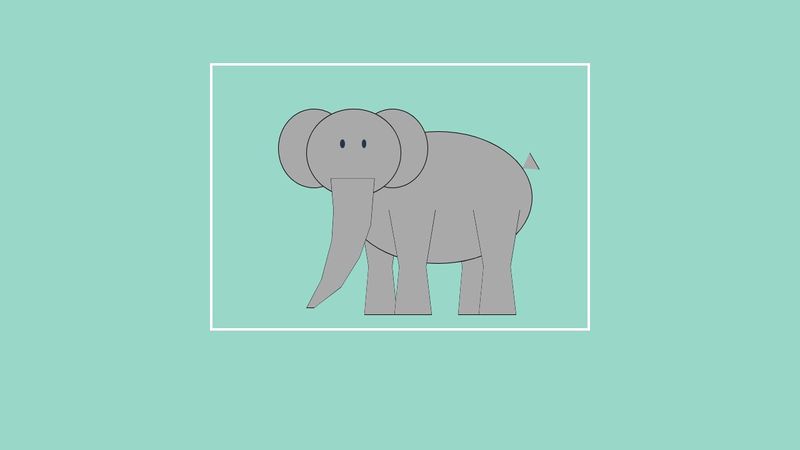 Daily CSS Images: Elephant #dailycssimages