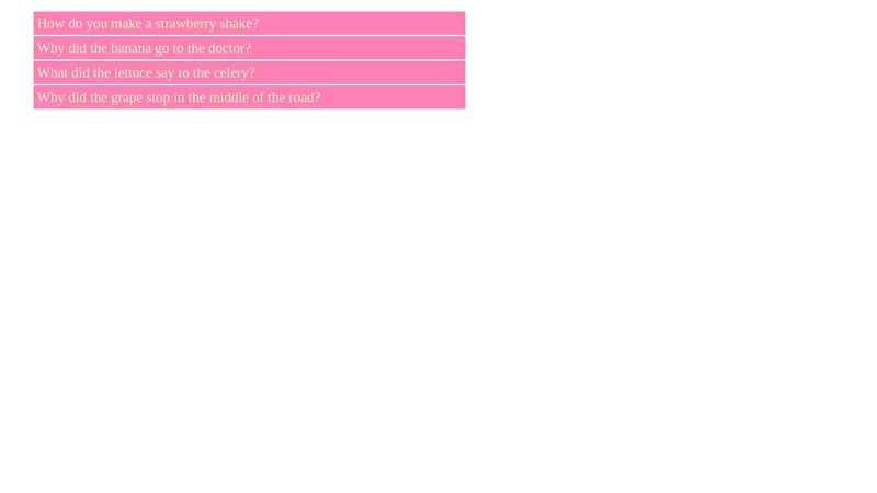 expandable list example