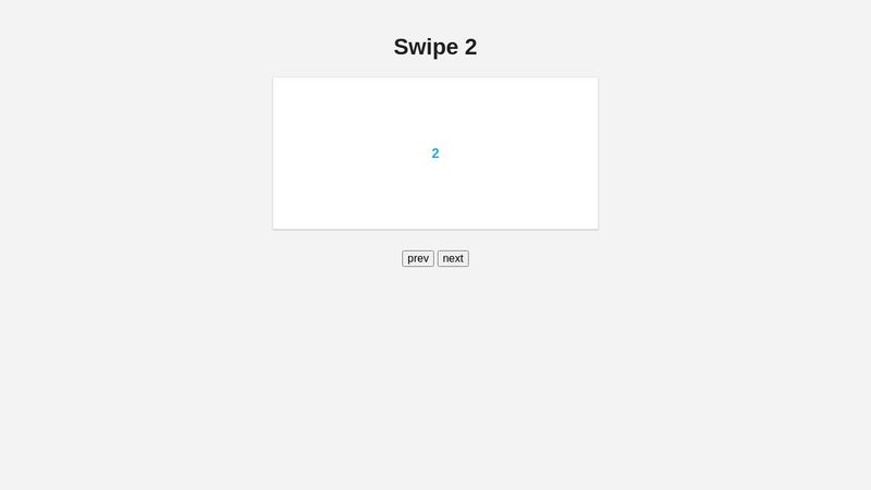 Swipe.js