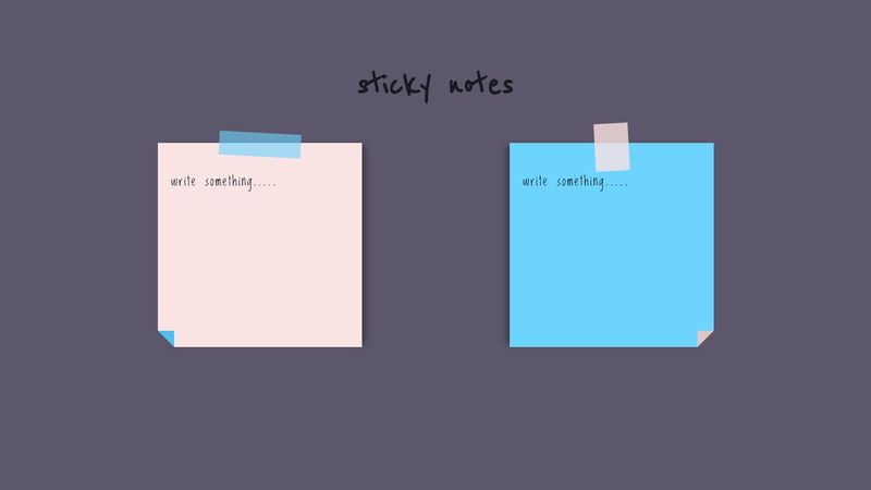 Sticky Notes