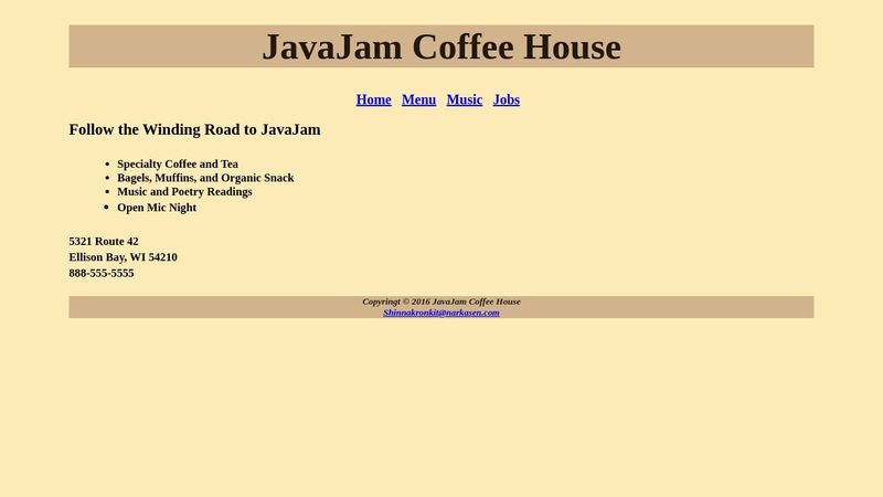 JavaJam Coffee House