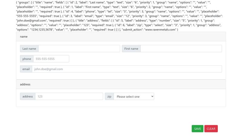 dynamic form generator