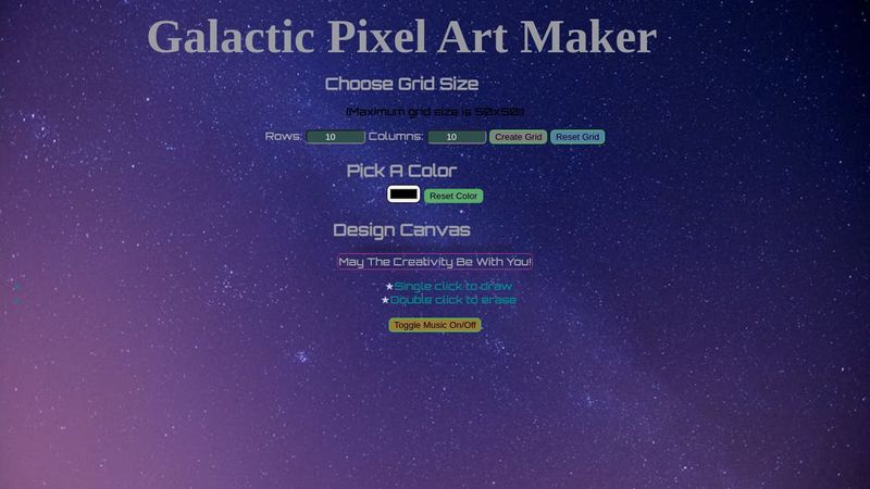 Pixel Art Maker (Udacity Scholarship 2017)