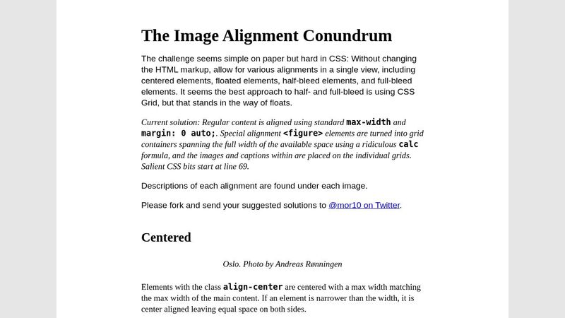 Advanced image alignments with CSS Grid: Full Bleed and beyond
