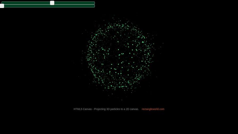 3D Particle Sphere - Editable