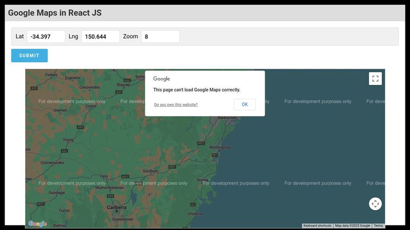 React JS - Google Maps