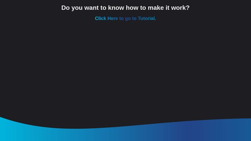 Pure HTML / SVG wave animation