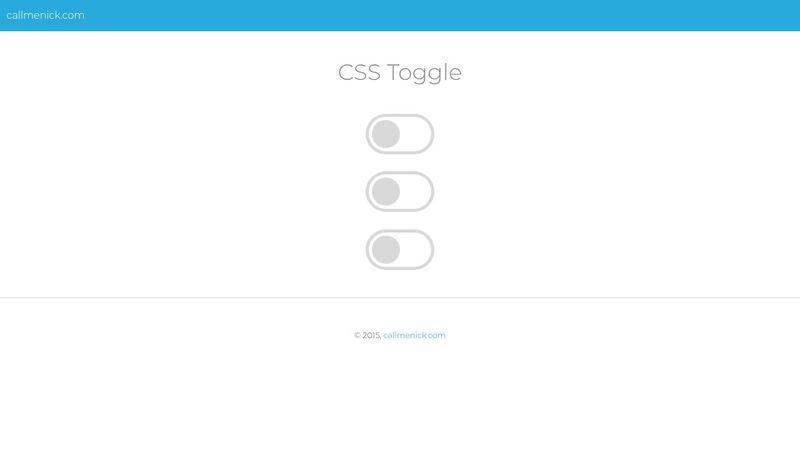 CSS Toggle