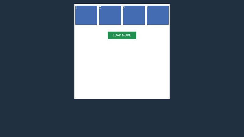 Load More Content - CSS Only