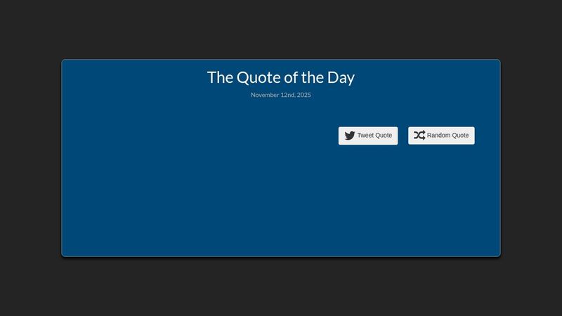 Random Quote Machine