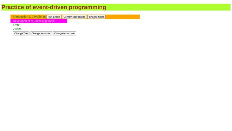 Event Driven Programming - Coursera