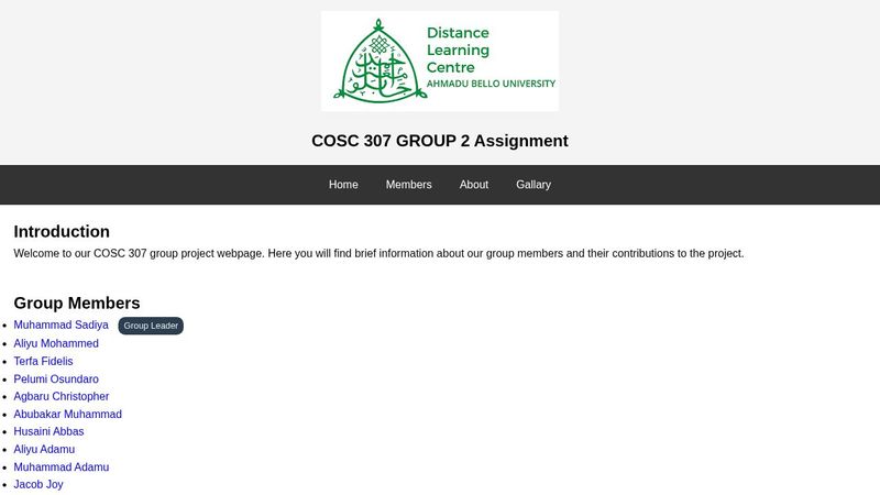 Cosc 307 group assignment