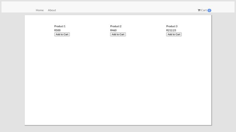 Basic Cart functionality