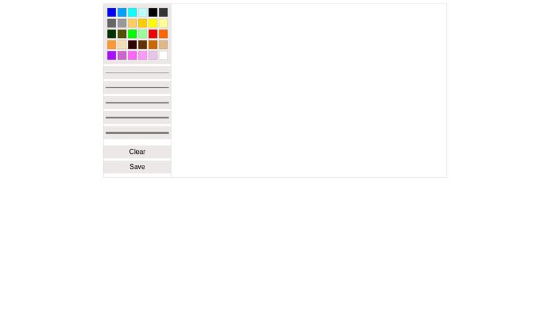 HTML5 Canvas Paint Application