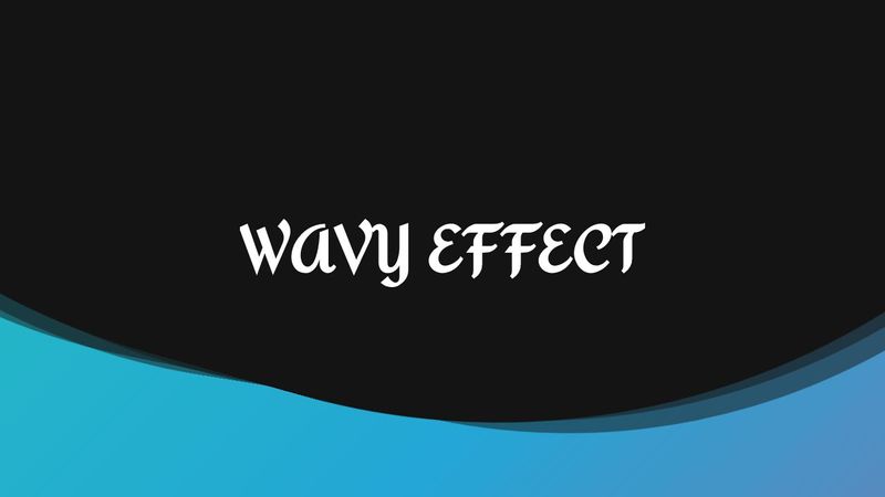 Wavy Animation -> HTML & CSS
