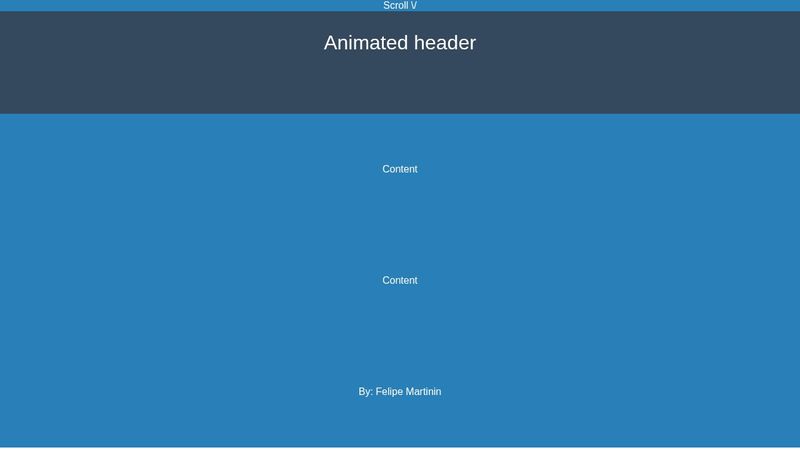 Animated Sticky Navbar