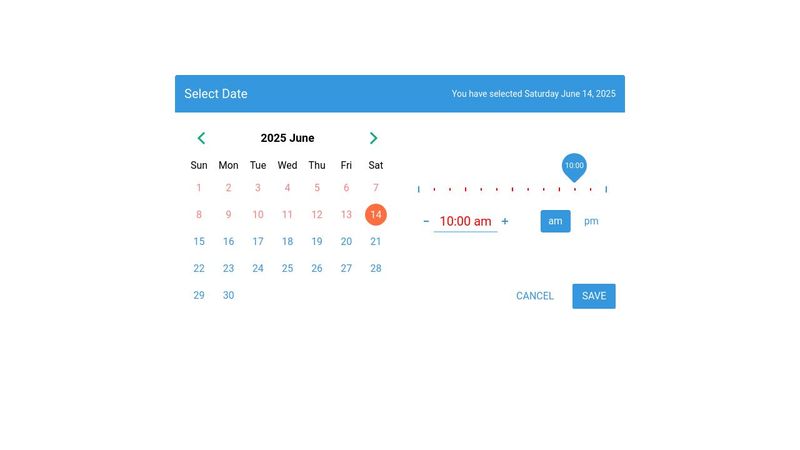 Date and Time Picker