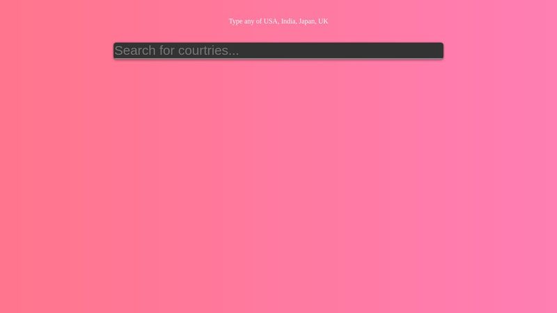 Auto-complete Search Bar