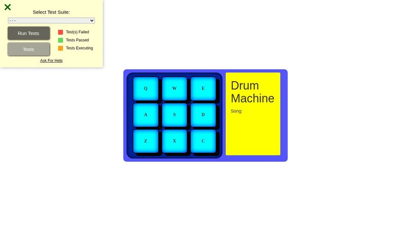 Drum Machine Project By Budhil Nigam