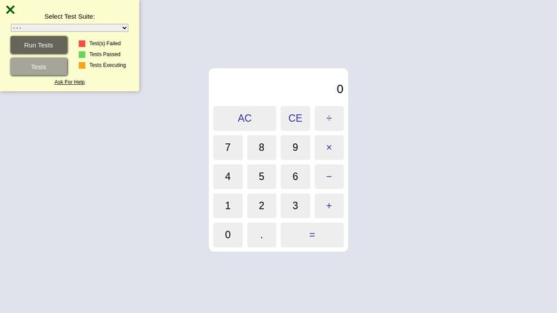 JavaScript Calculator using React JS