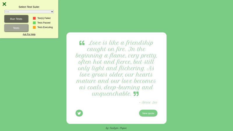 Random Quote Machine