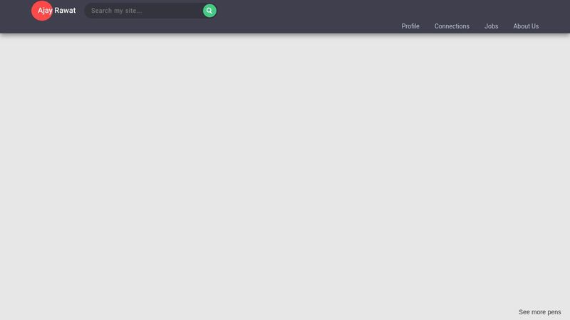 responsive navbar with flexbox