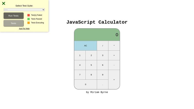 JavaScript Calculator