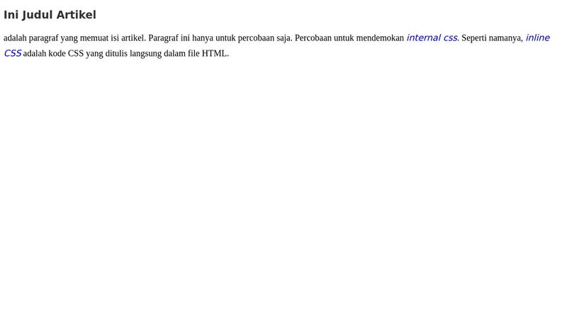 Internal_css (1st project)