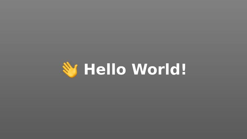 Code Pen Hello World