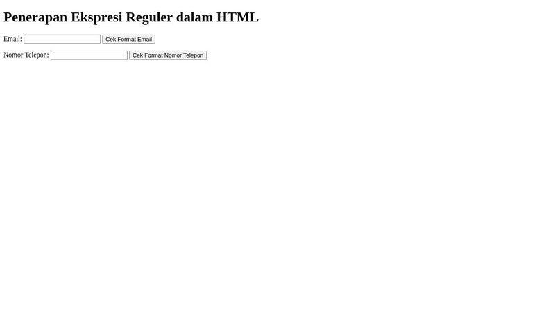 JavaScript Regular Expressions