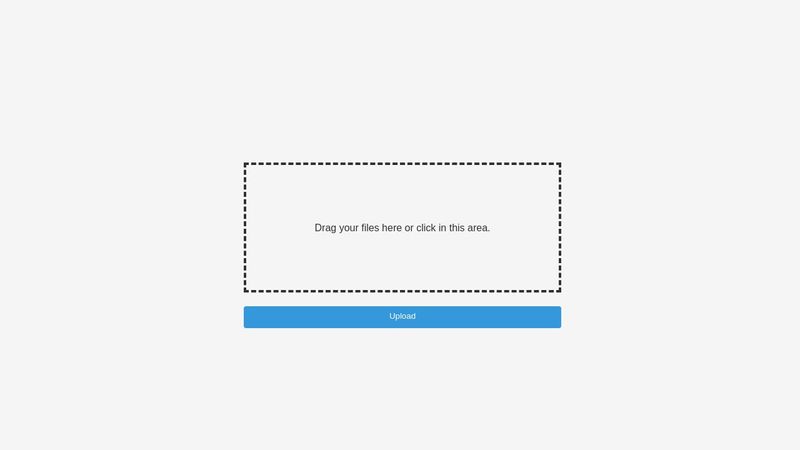 Drag and drop upload form stylized (HTML & CSS ONLY)