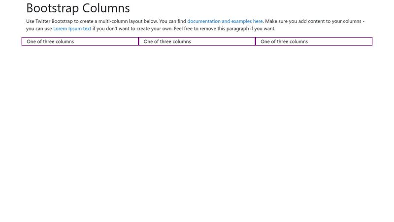 Bootstrap Columns