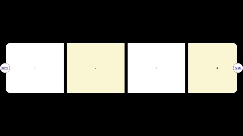 Pure CSS Horizontal Scroller