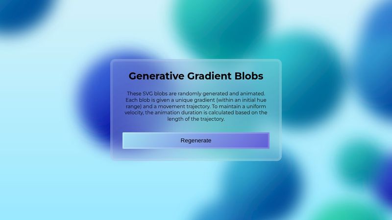Generative Gradient Blobs