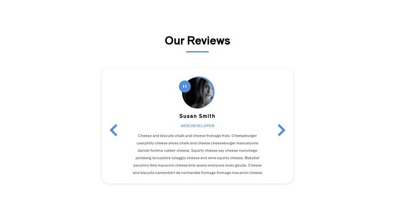 Responsive Testimonial Slider with GSAP Animation