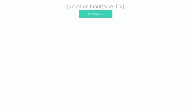 Custom Input type file