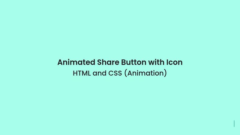 Animated Share Button