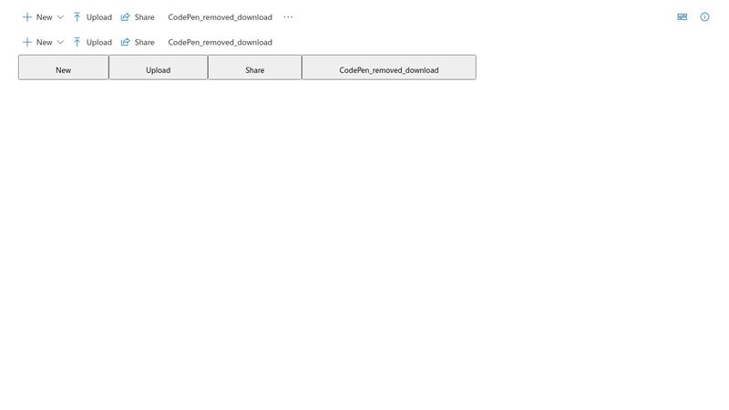 FluentUI - CommandBar