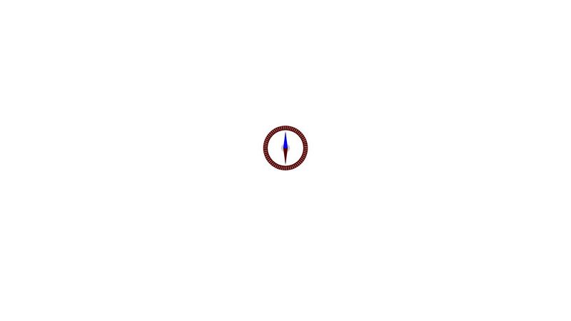 Animated Compass Loader Div Pure CSS