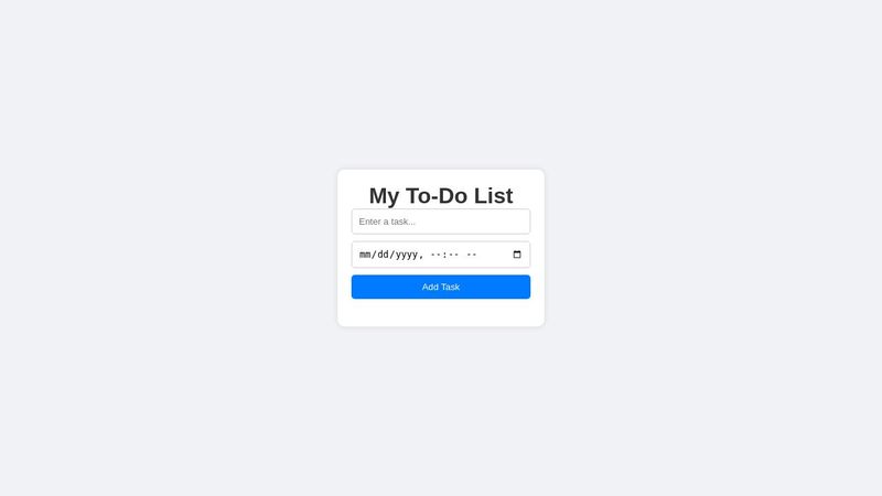 TO-DO-LIST-APPLICATION
