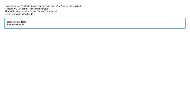 firefox contenteditable selection issue