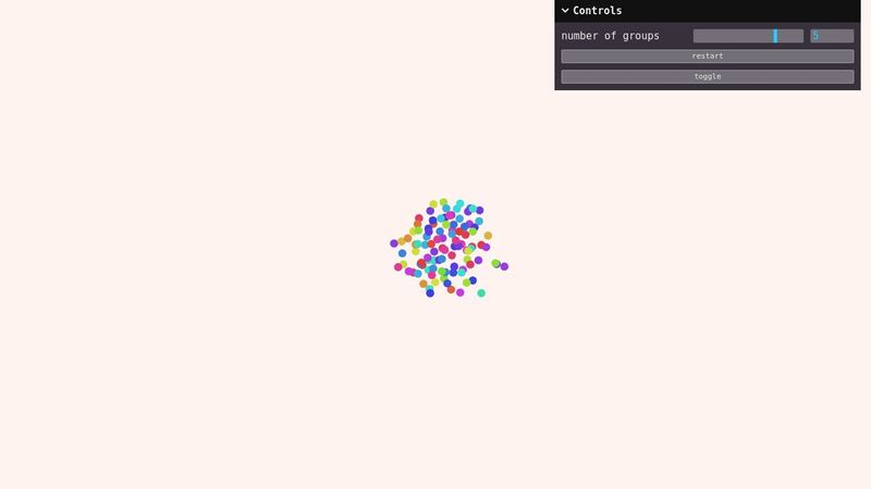 Cute Data Clustering with d3.js (d3-force)
