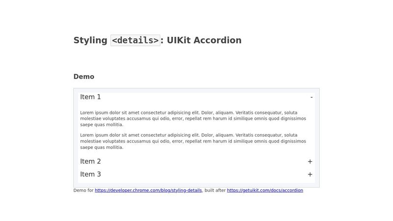 Styling : UIKit Accordion (interpolate-size version)